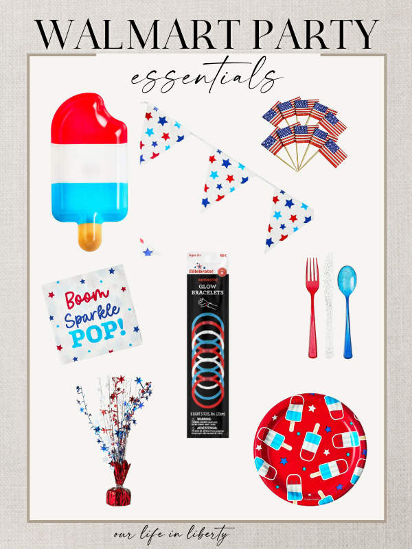 WALMART PARTY ESSENTIALS - Our Life in Liberty